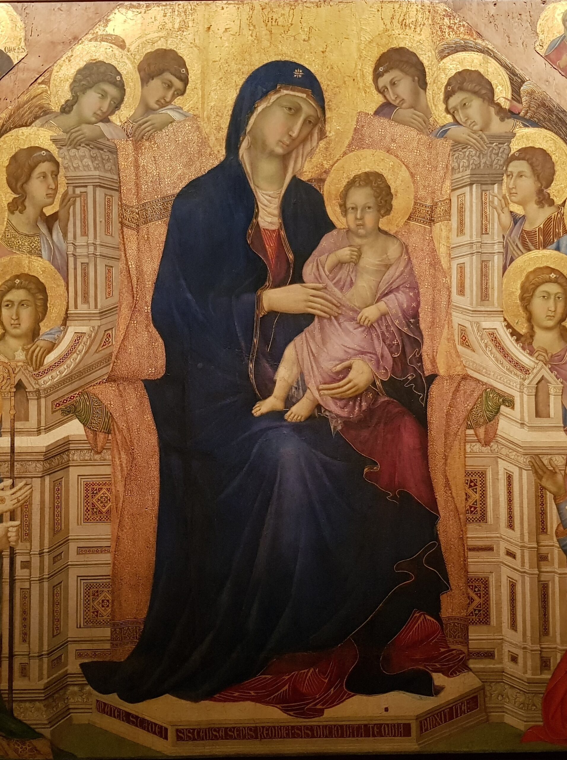 Duccio di Buoninsegna pictează cu abilitate tehnică și devoțională ...